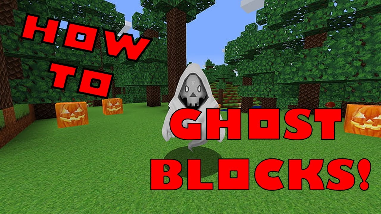 Minecraft Ghost Block Creation - NO MODS!! - YouTube