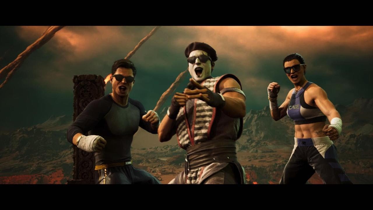 Mortal Kombat 1 johnny cage as a mime and a women! - YouTube