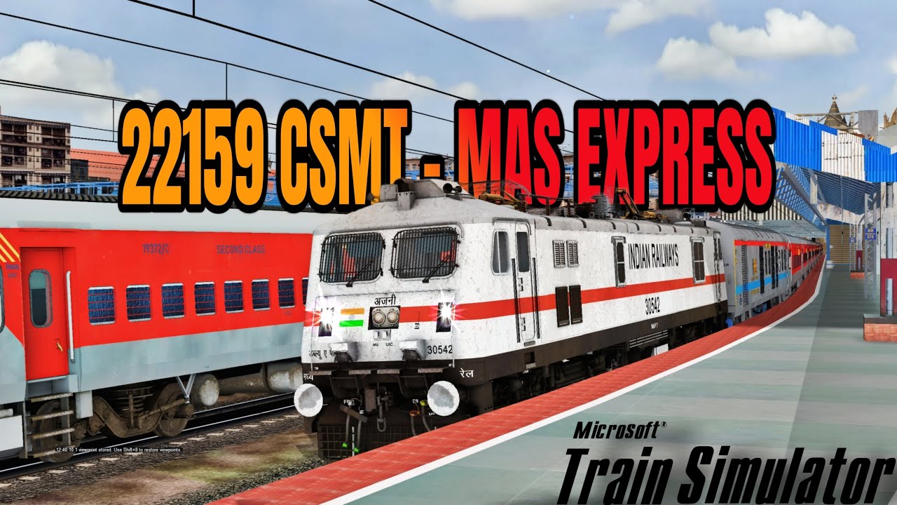 🔴MSTS 🚂DOUBLE WAG9💥 RESCUING WAP7 22159_CSMT MAS EXPRESS INDIAN TRAIN ...