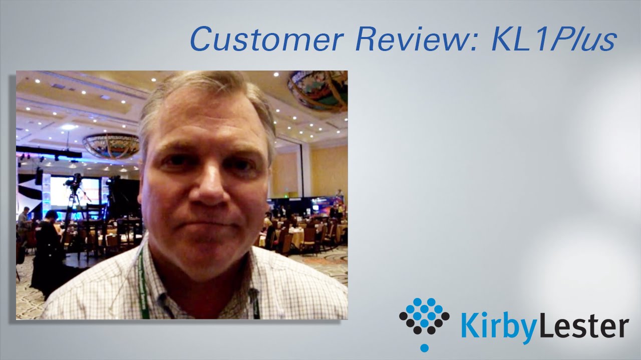 Kirby Lester KL1Plus Customers - YouTube