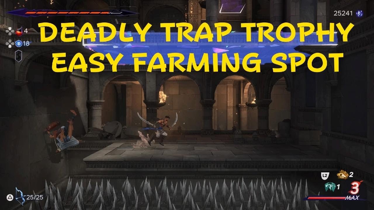 Prince of Persia: The Lost Crown 'Deadly trap' trophy easy, perfect ...