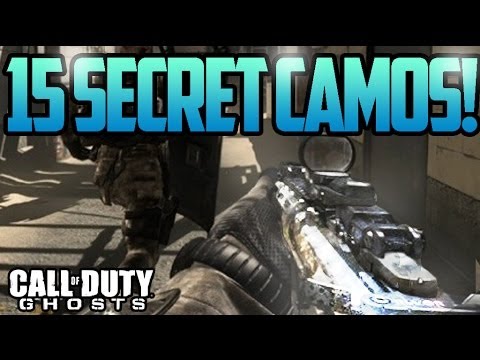COD: Ghosts - 15 MORE SECRET CAMOS! Chrome/Ceramic, Barbed Wire, Money ...