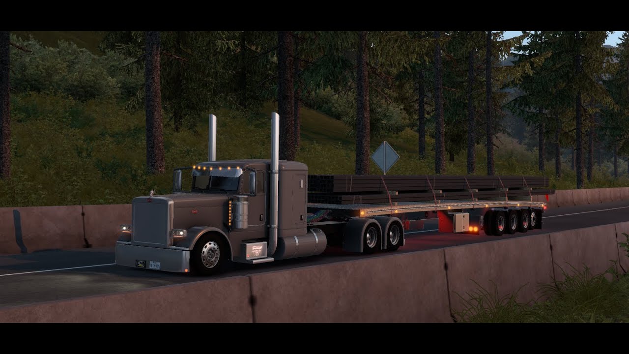 American Truck Simulator Trucking 4 race cars inspired build. Ruda 389 ...