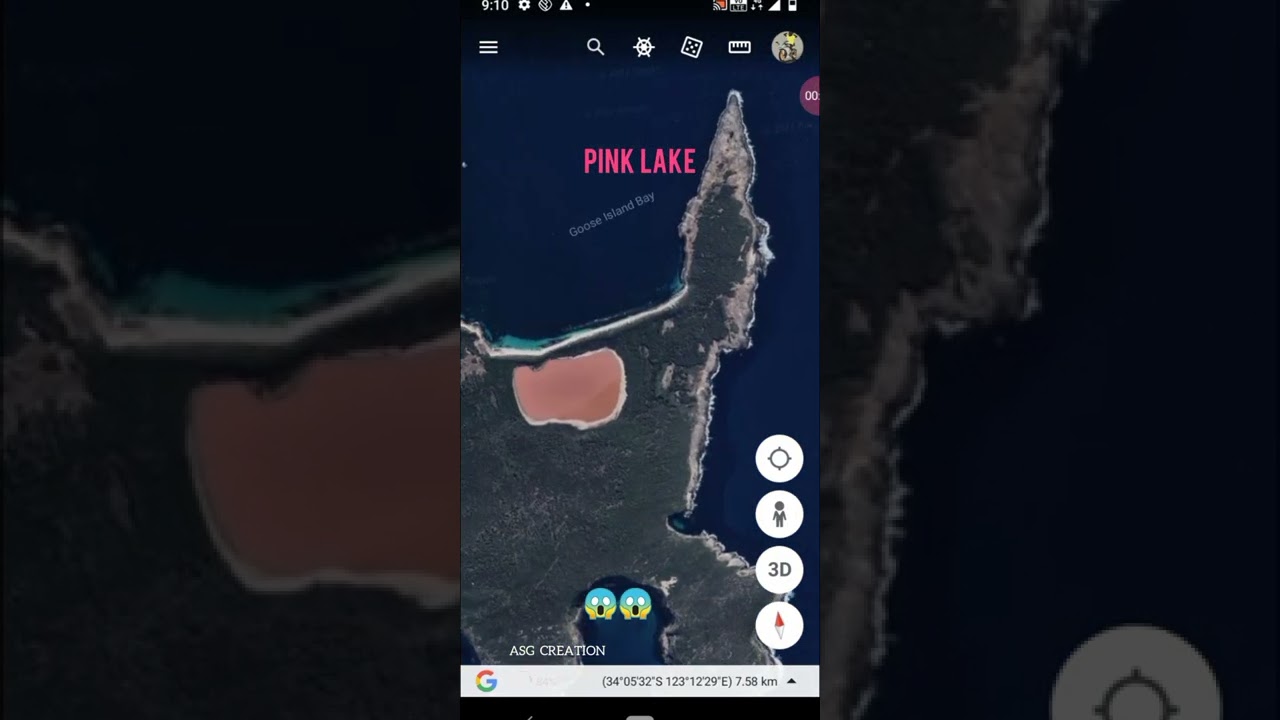 Pink Lake Map