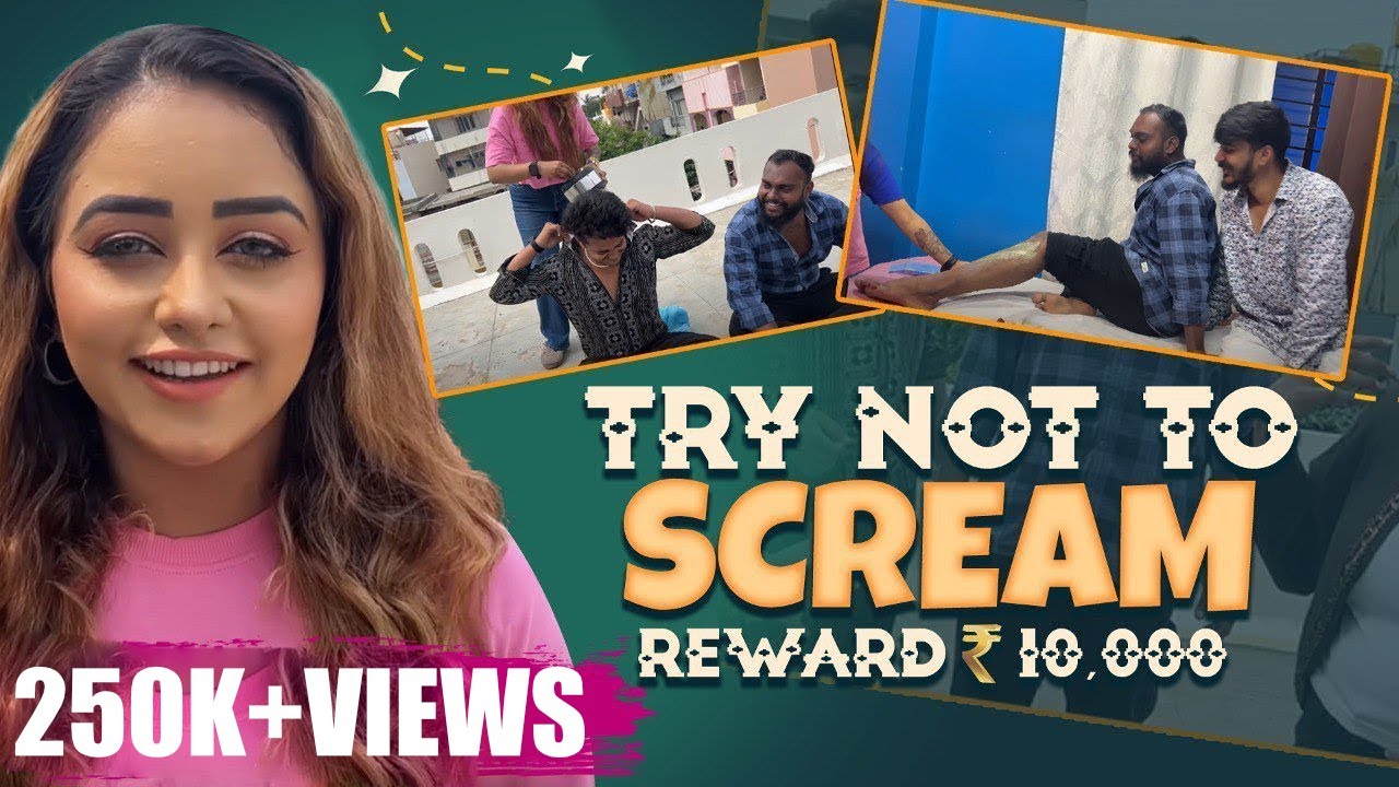 Try Not to Scream Challenge | Dhanushree - YouTube