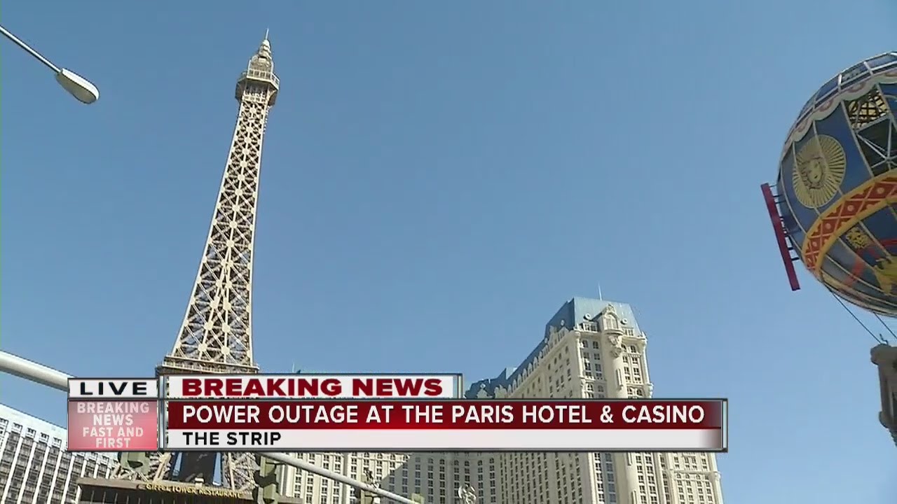UPDATE: Power outage suspends all operations at Paris Las Vegas - YouTube