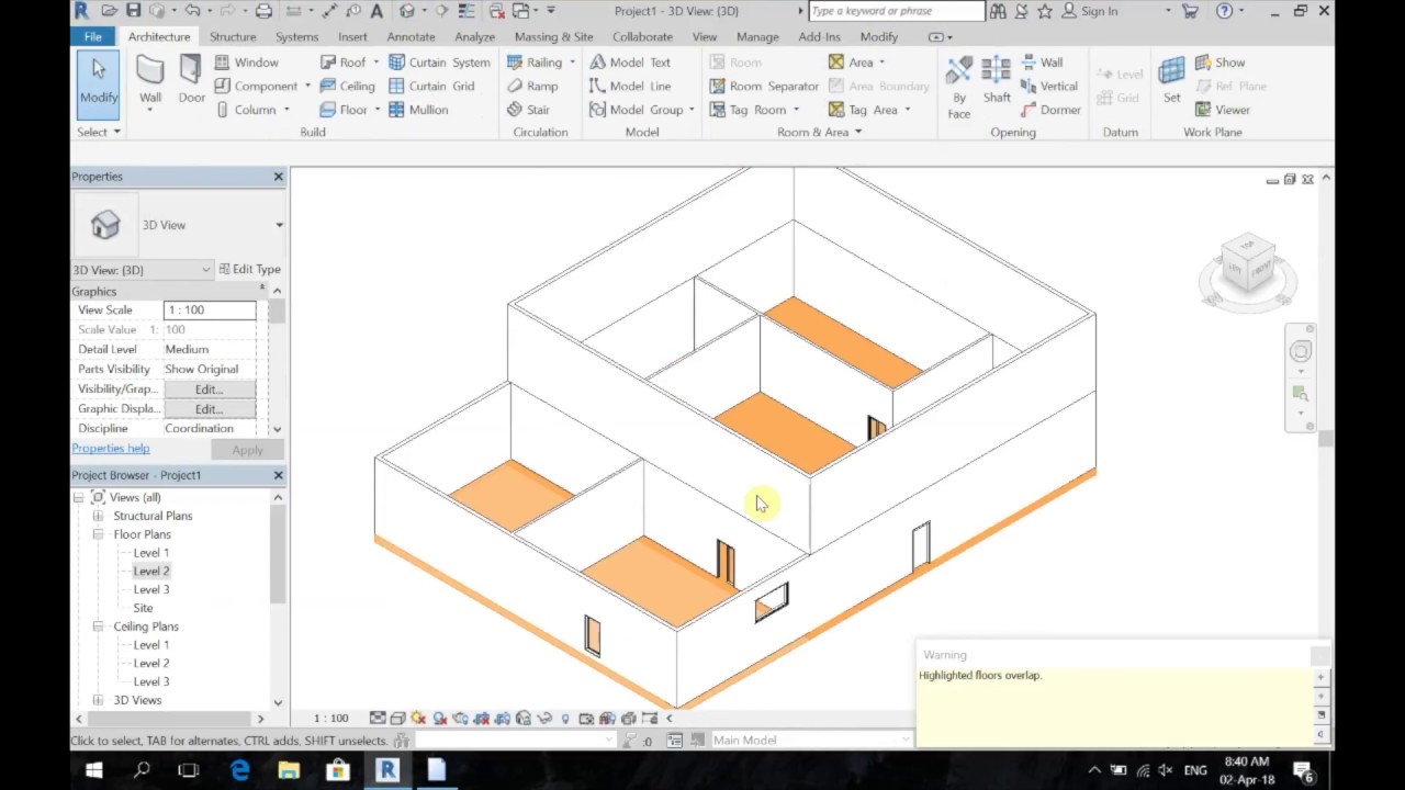 Revit Basics tutorial - Eslam El-Shamy - YouTube