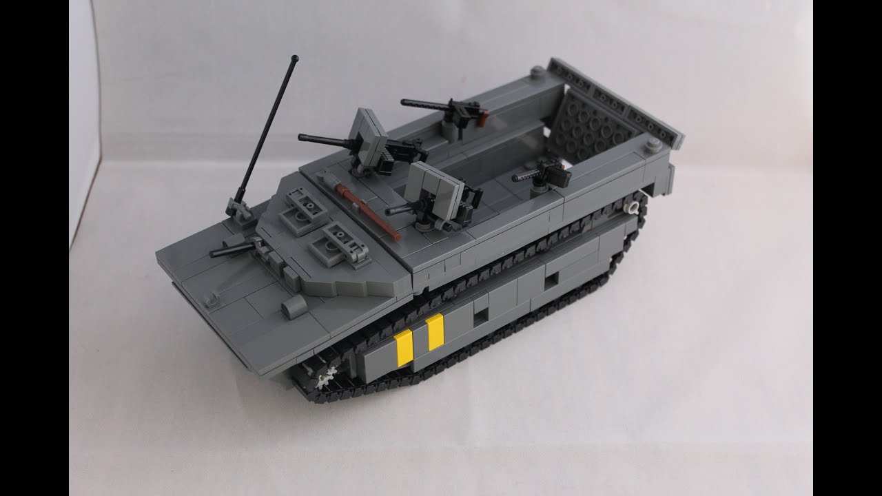 Lego WW2 LVT-4 Amtrac - YouTube
