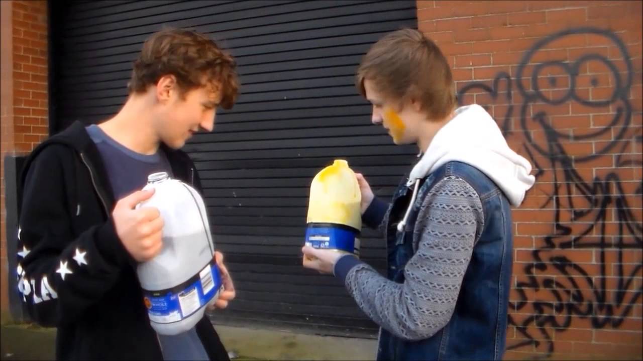 BSPranks | 3L Rainbow Milk Challenge - YouTube
