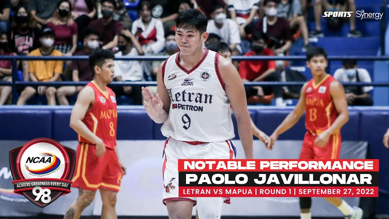 NCAA Season 98 | Notable Performance: Paolo Javillonar (Letran vs Mapua ...