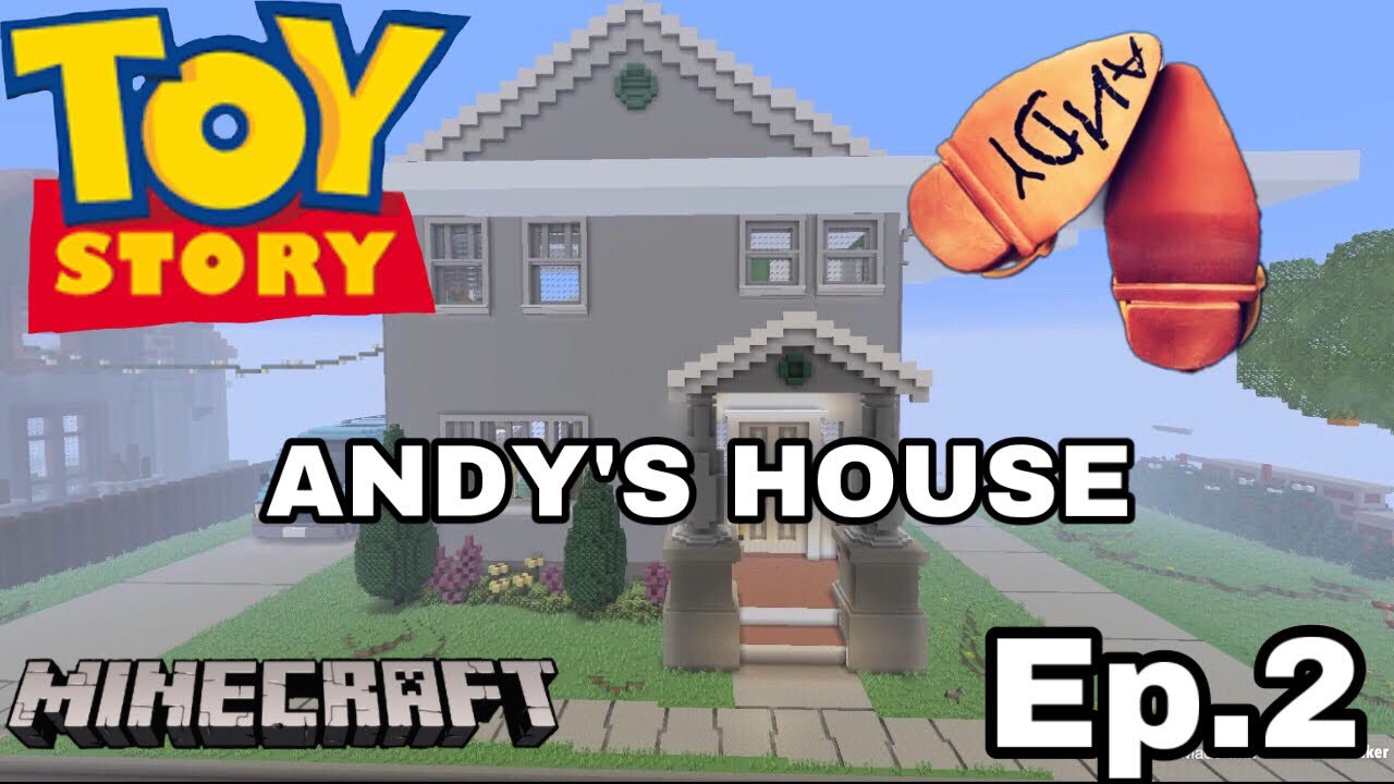 MINECRAFT TOY STORY WORLD TOUR: ‘ANDY’S HOUSE’ - YouTube