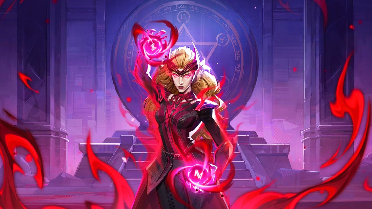 Marvel Rivals - Scarlet Witch Multiverse of Madness Skin Gameplay - YouTube
