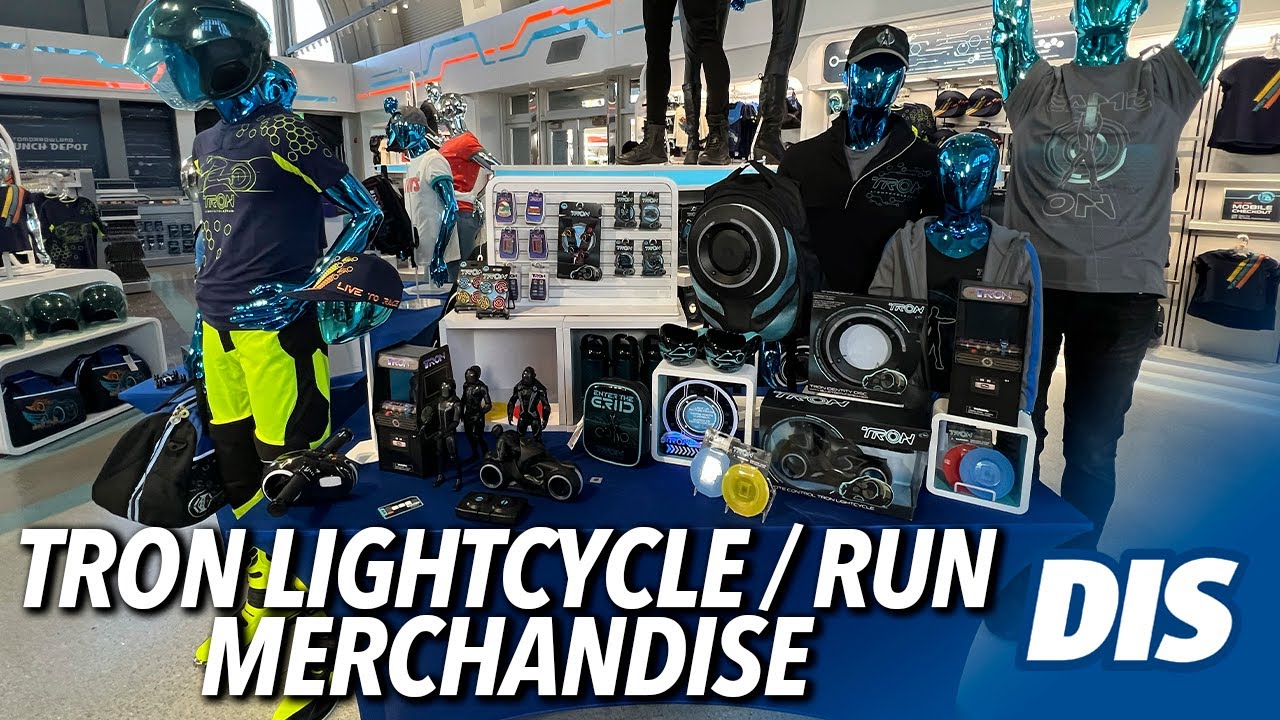 First Look at TRON Lightcycle / Run Merchandise - YouTube