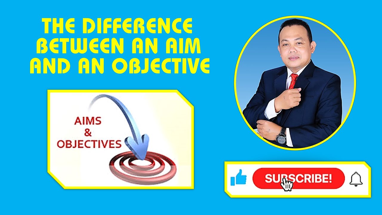 The difference between an aim and an objective in a lesson plan. - YouTube