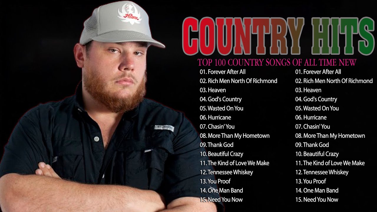 Country Songs 2024 - Luke Combs, Luke Bryan, Chris Stapleton, Brett ...