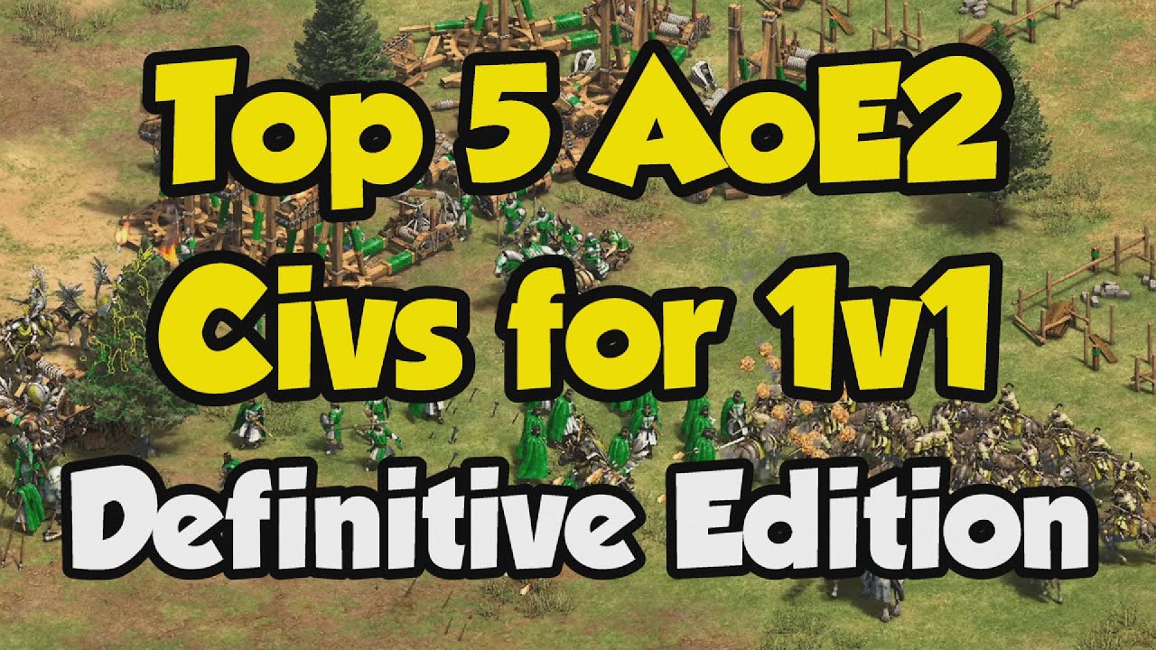Best 1v1 Civilizations (AoE2 Definitive Edition stats) - YouTube