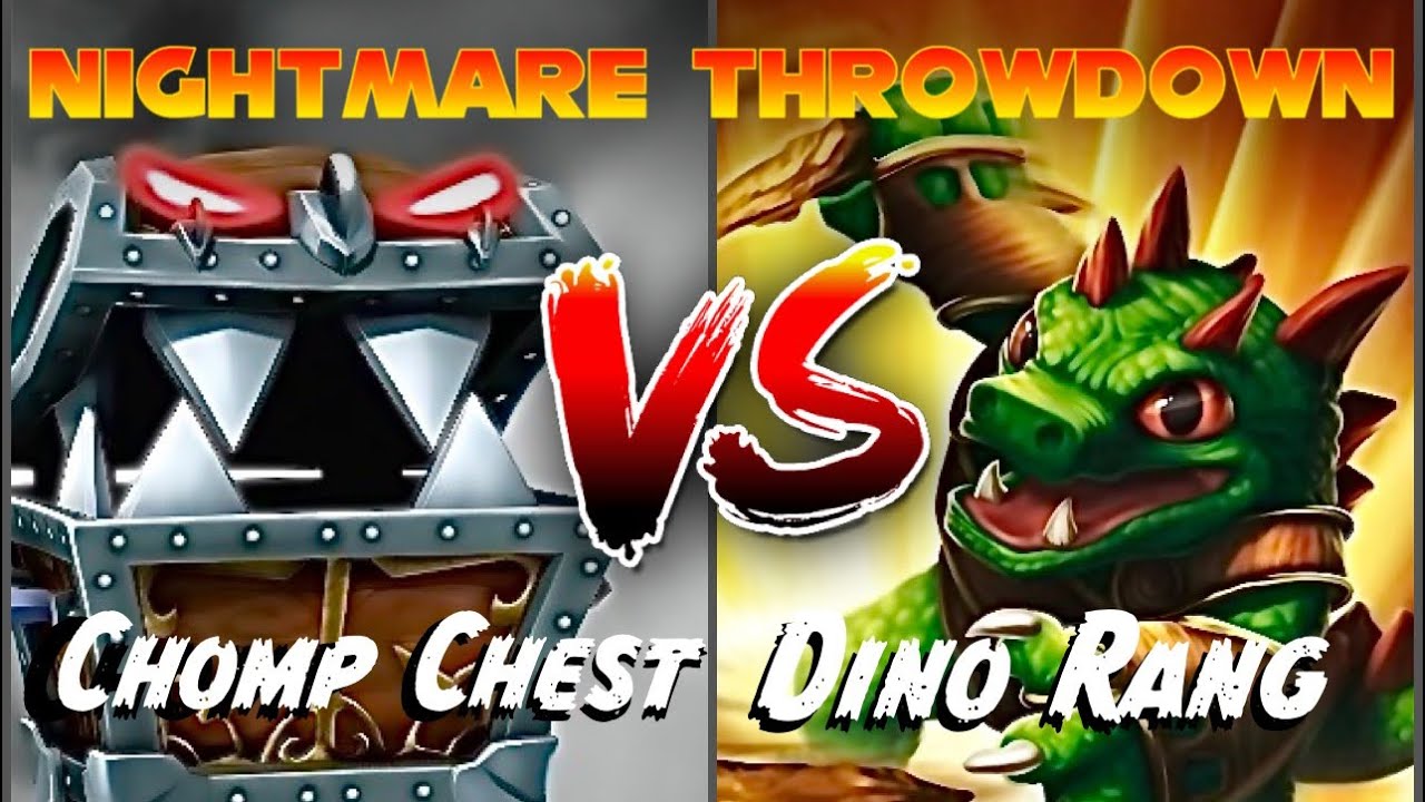 Nightmare Battle Dino Rang vs Chomp Chest - YouTube