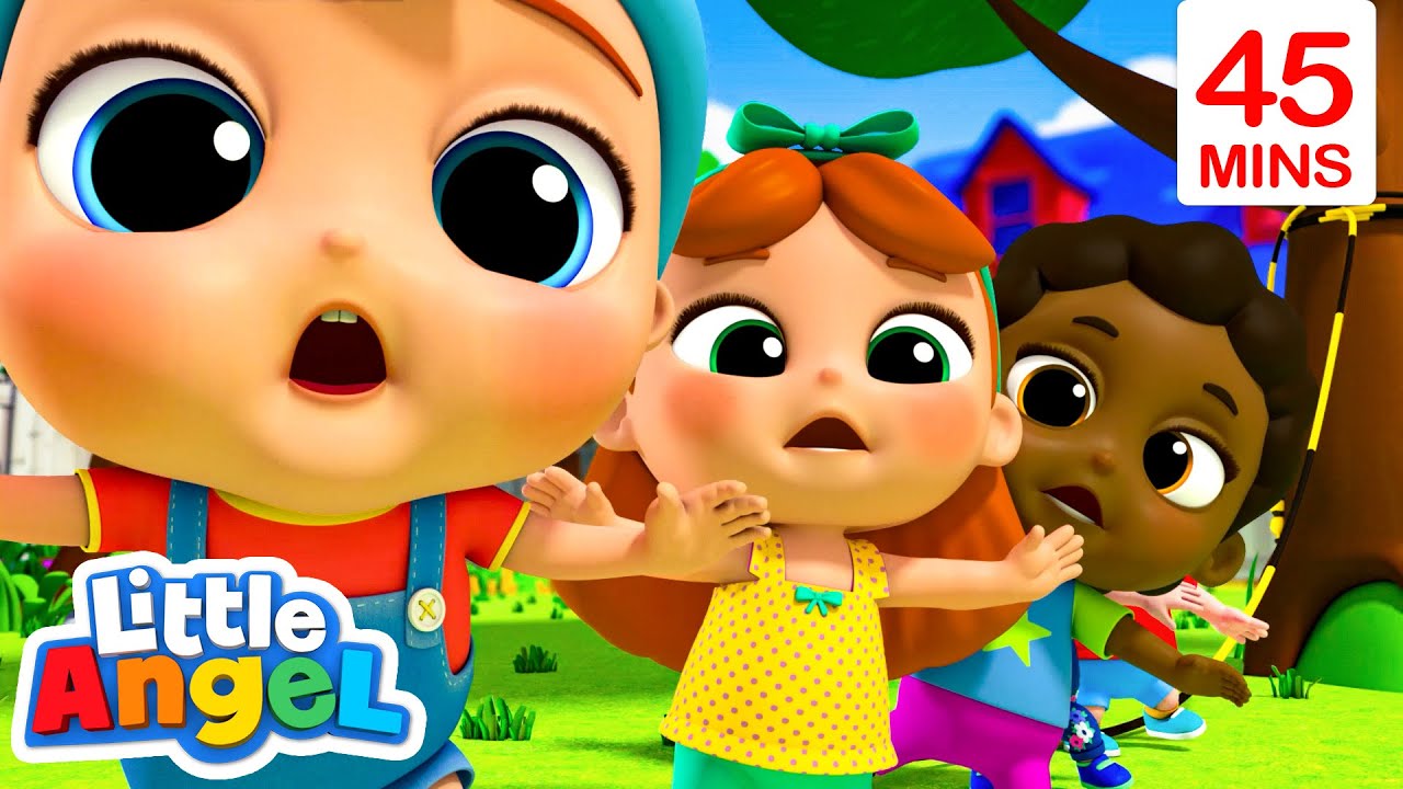 Don't Trip Over the Jump Rope Baby John | Little Angel | Songs and ...