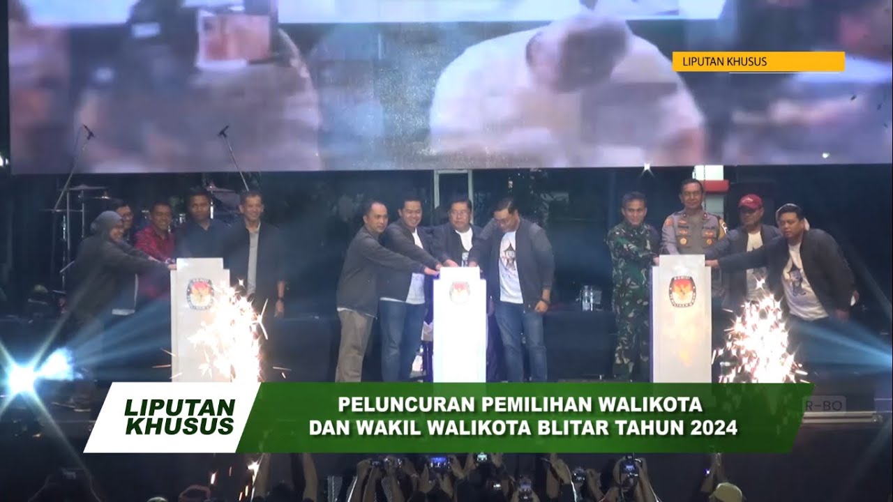 Peluncuran Pemilihan Walikota dan Wakil Walikota Blitar Tahun 2024 ...