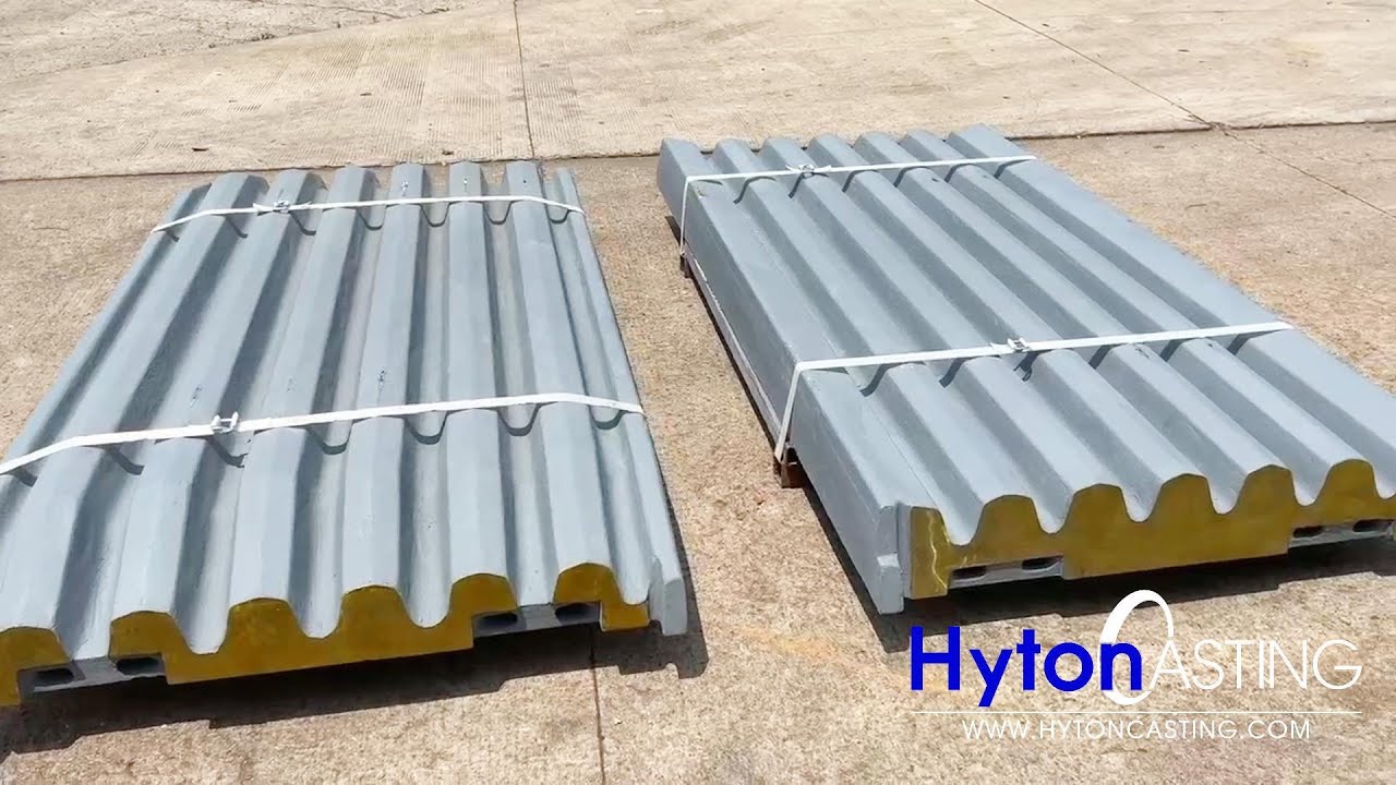 CJ612&JM1211 Jaw Crusher Wear Parts Jaw plate - YouTube