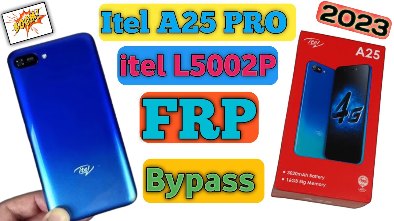 Itel A25 Pro FRP Bypass | Itel L5002P FRP Bypass | itel a25 Google ...
