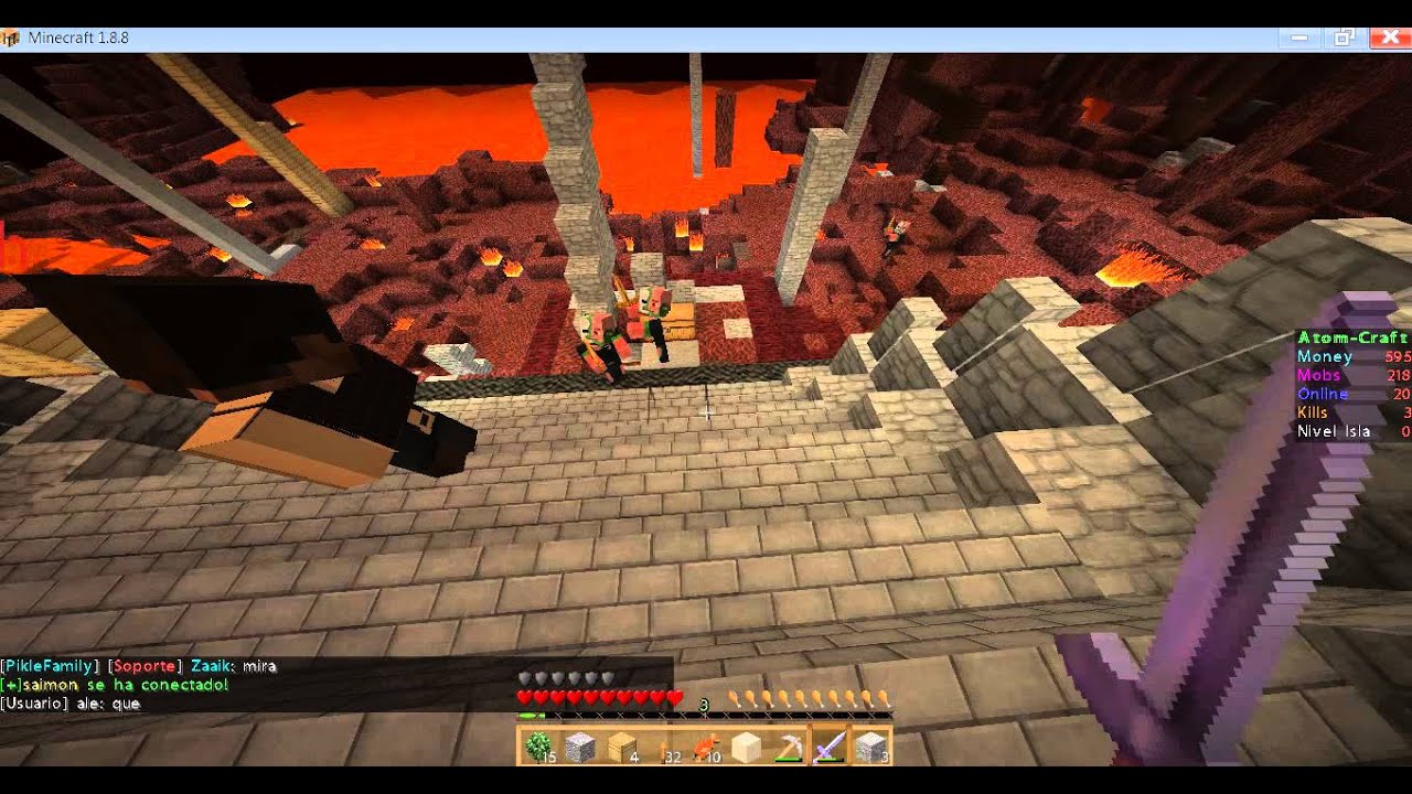 atom craft chile server - YouTube