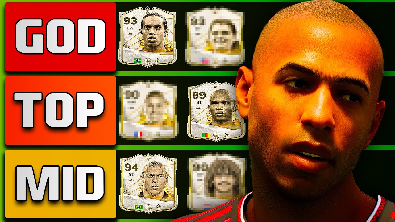 Ranking All ICONS in EA FC 24! ⭐ EA FC 24 Ultimate Team Tier List - YouTube