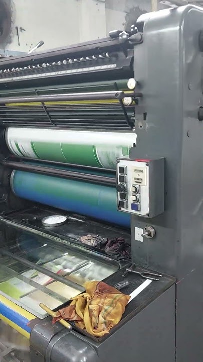 Double Demai Book Color Forma Printing #printingpress #books #press #formula #forma, - YouTube