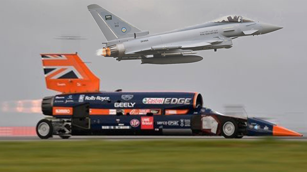 Test Drive BloodHound SSC - Mobil Tercepat di Dunia 1600km/jam - YouTube