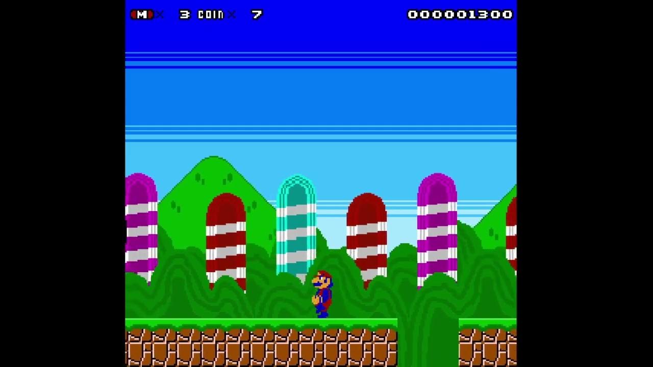 super Mario bros 1-1 but something is off - YouTube