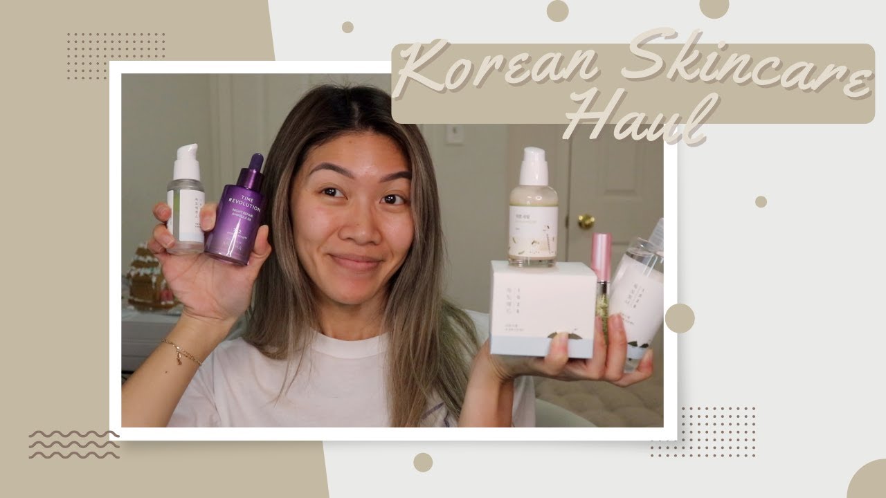 Korean Skincare Haul | Nadia Ngo - YouTube