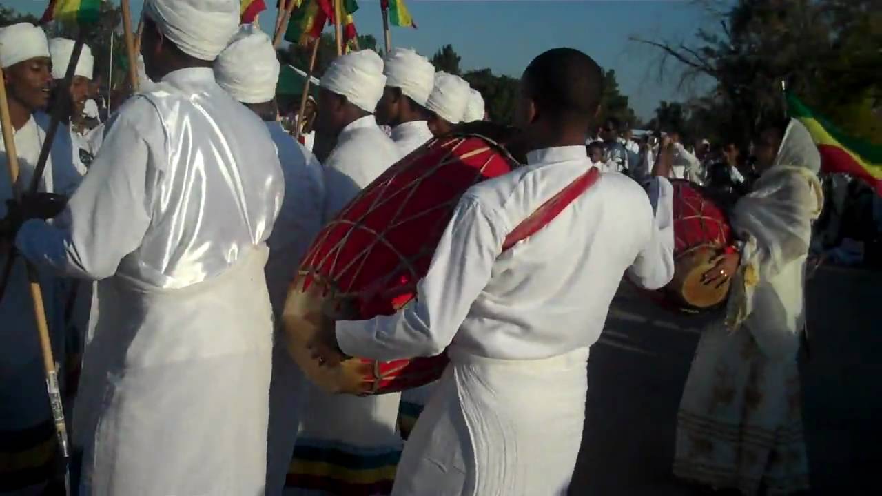Maskal Meskel the finding of the true cross ethiopia - YouTube
