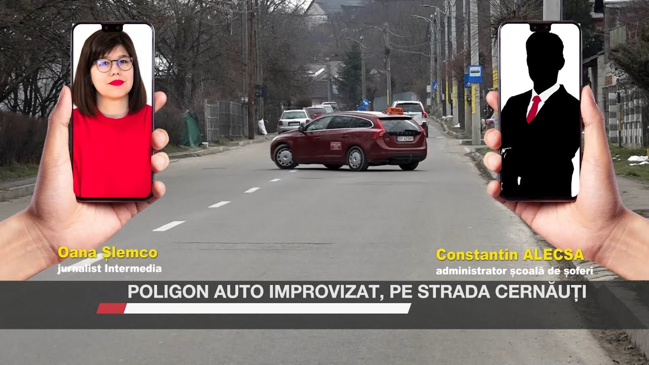 Poligon auto improvizat, pe strada Cernăuți - YouTube