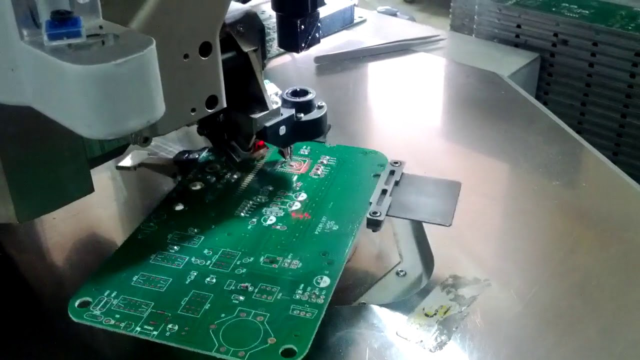 chip on board welding 2 - YouTube