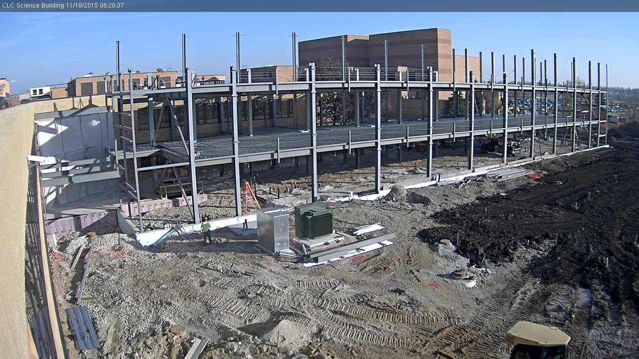 CLC Science Building Construction Camera - YouTube