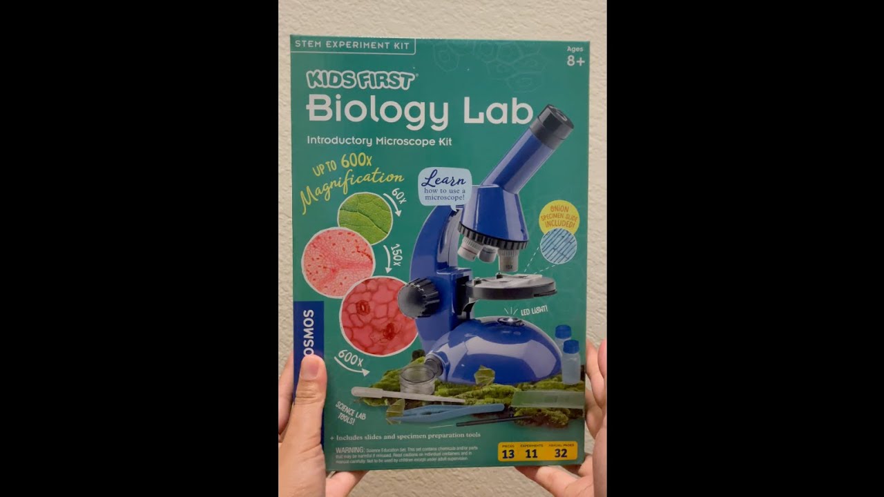 Thames & Kosmos Kids First Biology Lab Introductory Microscope Kit ...