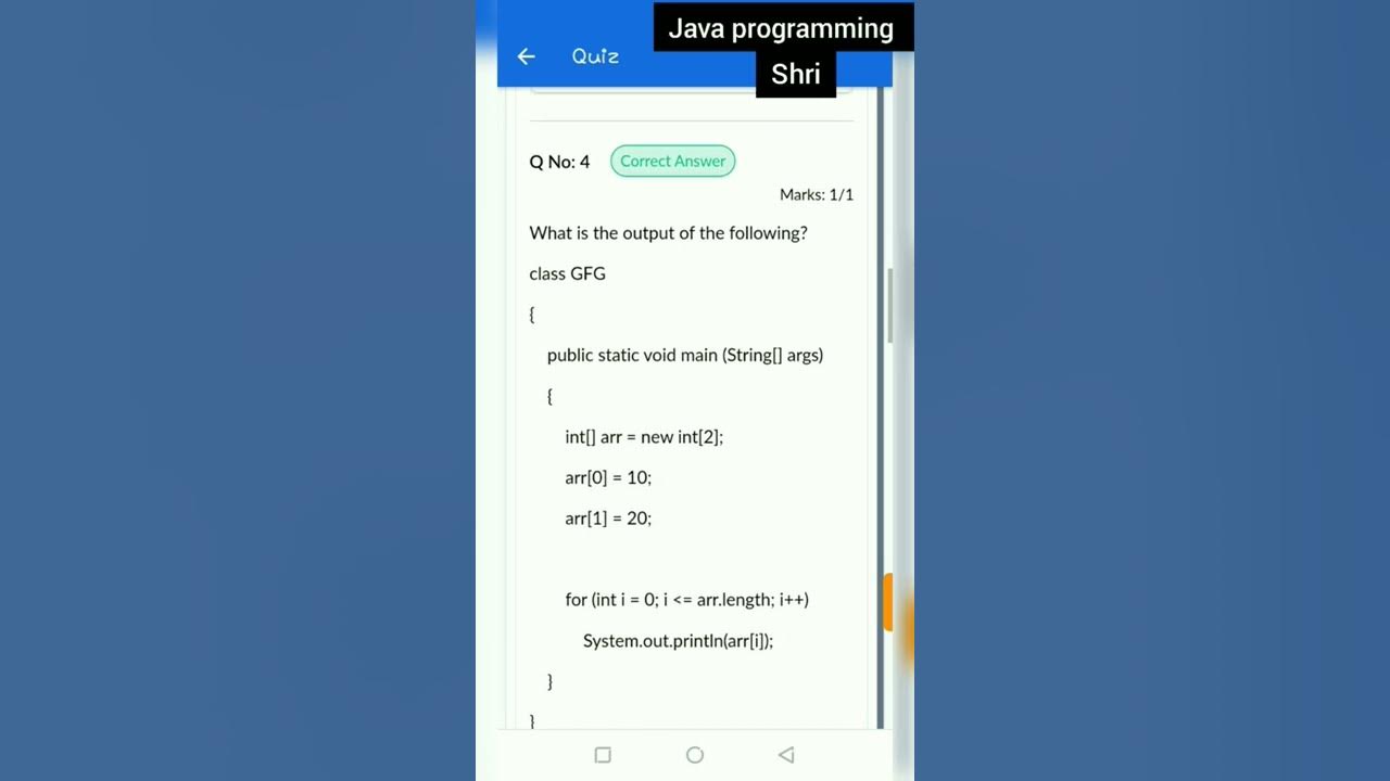 Java Programming Quiz Questionsandanswer Great Learning Javaprogramming Quiz Greatlearning