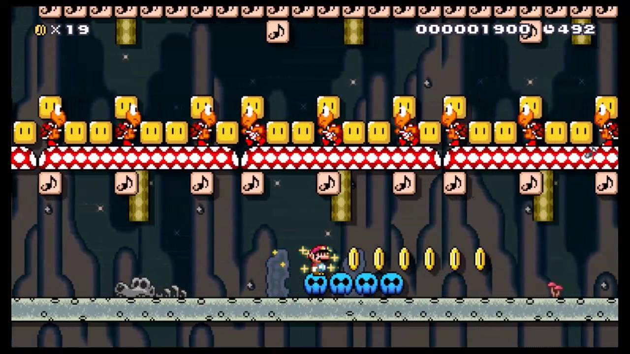 Super Mario Maker Music Level: Darude Sandstorm - YouTube