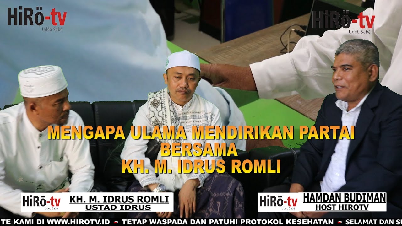 MENGAPA ULAMA DIRIKAN PARTAI BERSAMA USTAD IDRUS - YouTube