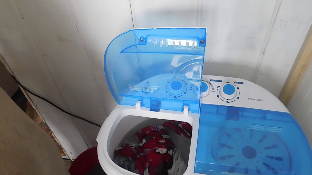 Off Grid Laundry | Portable Washing Machine - YouTube
