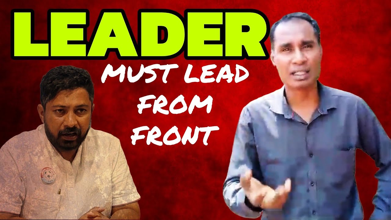 LEADER MUST LEAD FROM THE FRONT says Tony Cardoso - YouTube