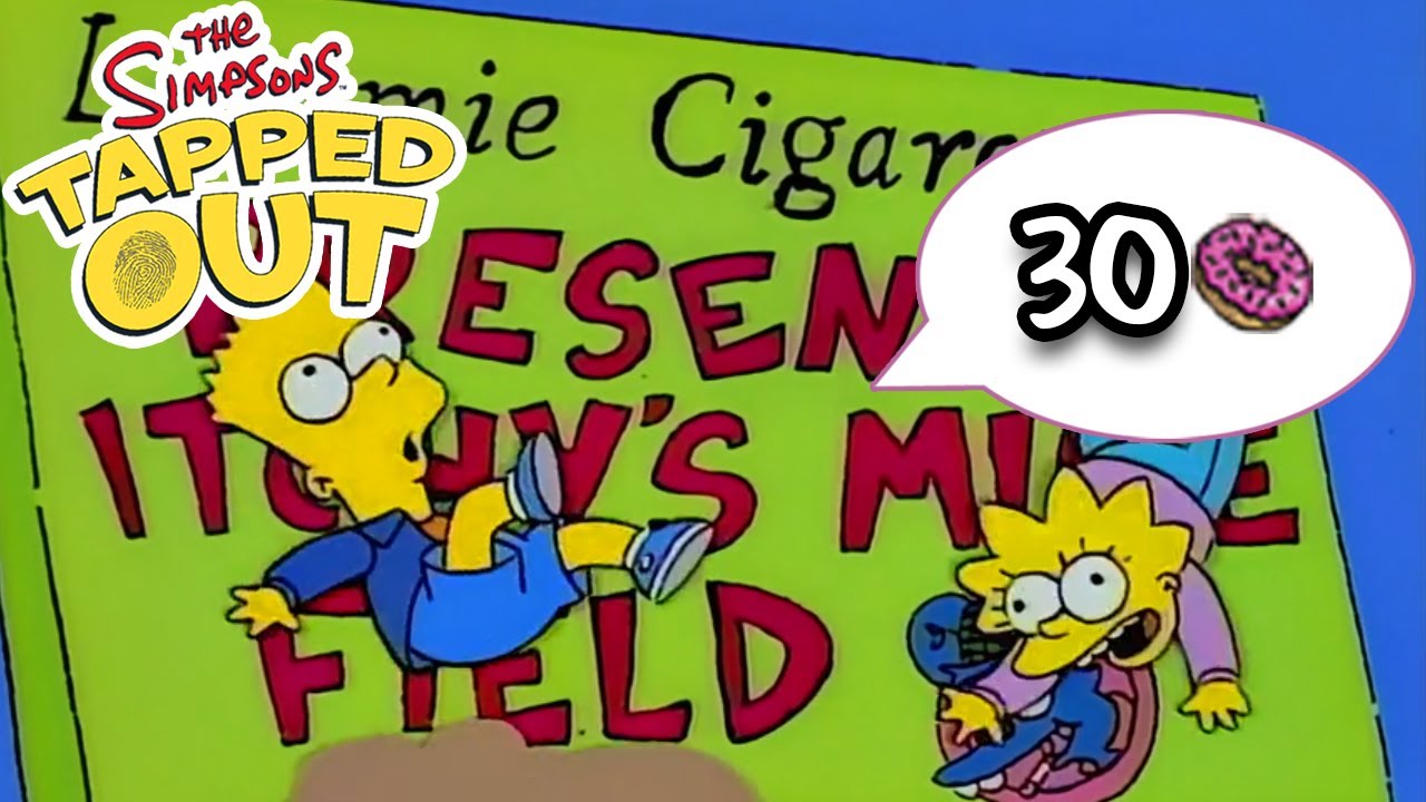 The Simpsons: Tapped Out - Itchy's Mine Field - YouTube