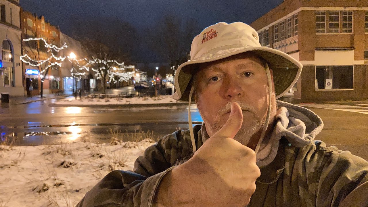 Late Night Weather Report Downtown Kingsport Tennessee - YouTube
