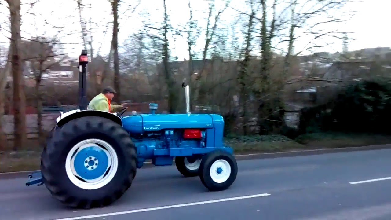 Fordson major 1956 with cargo 380 turbo and Bosch pump - YouTube