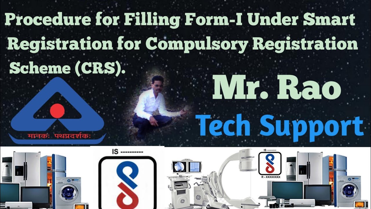 Procedure for filling Form-I Under Smart Registration for Compulsory ...