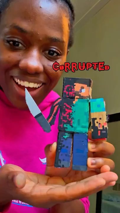 I Built CORRUPTED Steve in REAL LIFE 👾 - YouTube