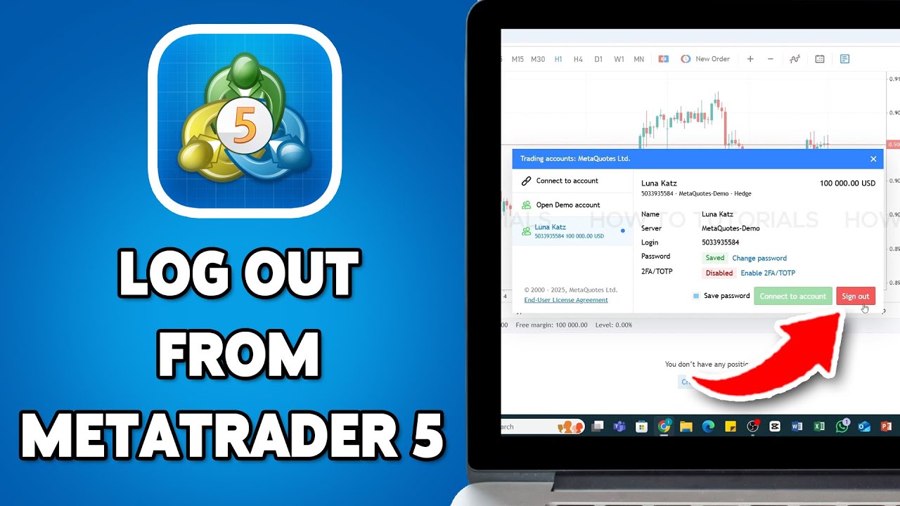 How To Log Out MetaTrader 5 On PC 2025 | Sign Out Of MT5 Account - YouTube