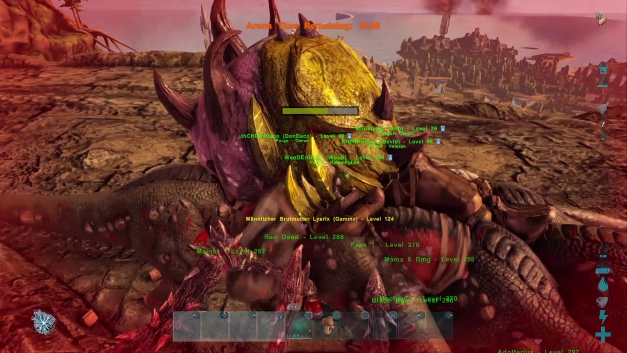 Fighting The Center boss on Easy! After new Update - YouTube