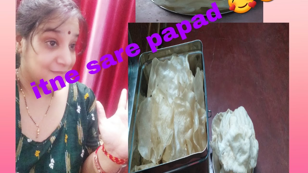 Itne Sare papad || Kaha Se Aaye|| #jiya soni vlog - YouTube