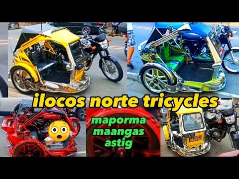 ILOCOS NORTE TRICYCLES | MGA PORMADONG SIDECAR - YouTube
